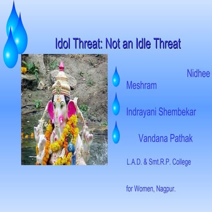 Idol Threat: Not an Idle Threat | PPT