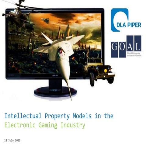 Intellectual property models in the electronic gaming industry | PPTX