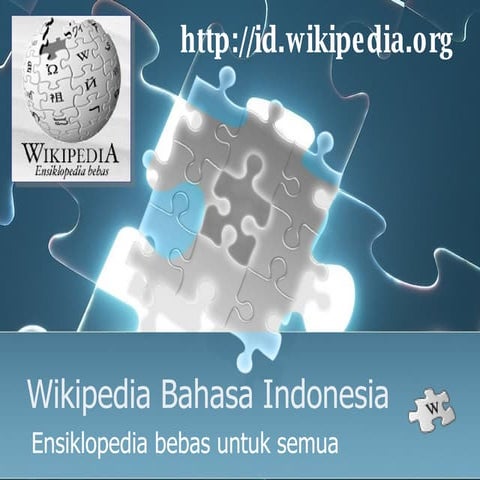 Wikipedia bahasa Indonesia | PPT
