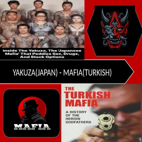 YAKUZA and TURKISH MAFIA crime syndicate | PPTX