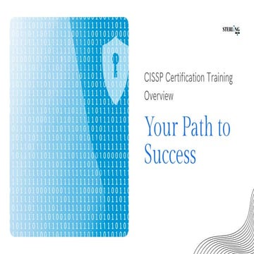 CISSP Certification Training Overview Your Path to Success | PDF