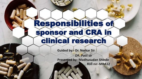 Sponsor responsibilities in Clinical Trial | PPTX | Business | Business ...