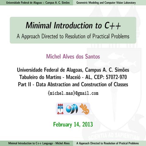 Minimal Introduction to C++ - Part II | PDF
