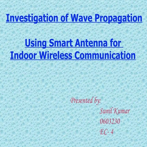 Smart Antennas | PPT