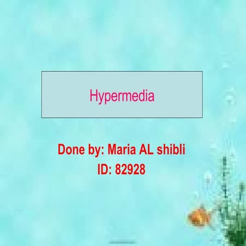 hypermedia | PPT