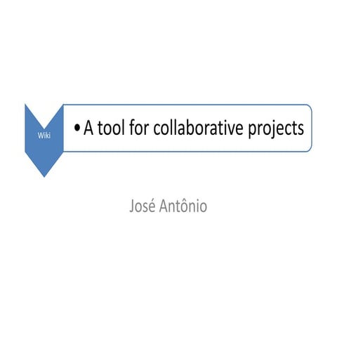 Wikis for collaborative projects | PPT
