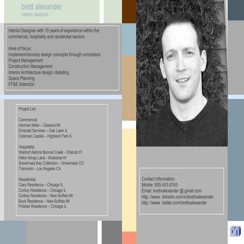 Brett Alexander Portfolio | PPTX