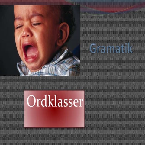 Ordklasser Den bra | PPTX
