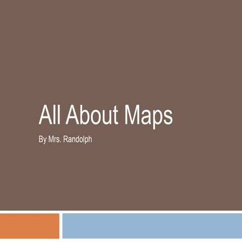 All About Maps | PPTX