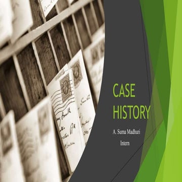 Case history | PPTX