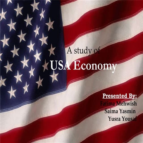 A study of USA economy | PPT