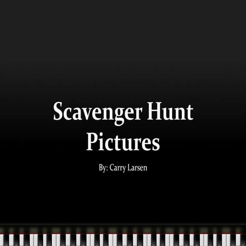 Photo Scavenger Hunt | PPT