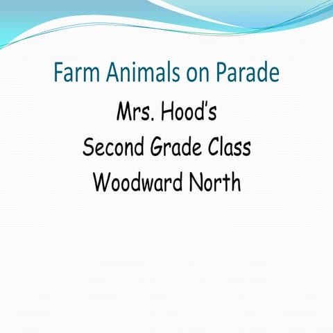 Farm Animals on Parade | PPTX
