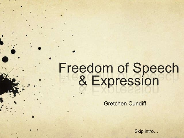 Freedom of speech | PDF