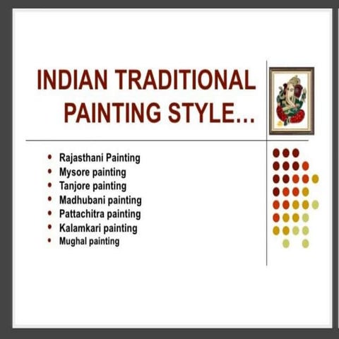 Indian art and paitings | PPT