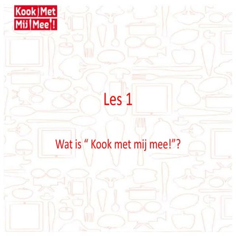 Eerste kookles | PPTX