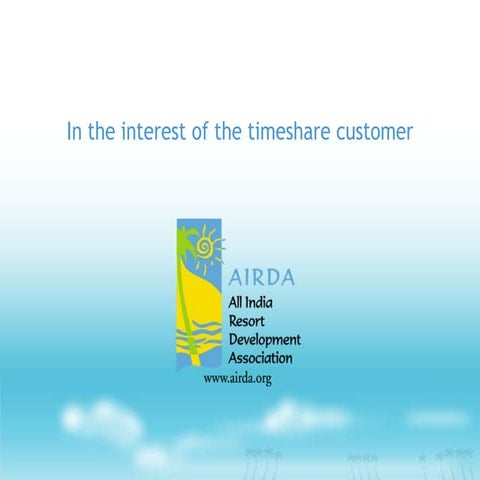 AIRDA: Customer Benefits (Holiday Resorts in India) | PPT | Business ...