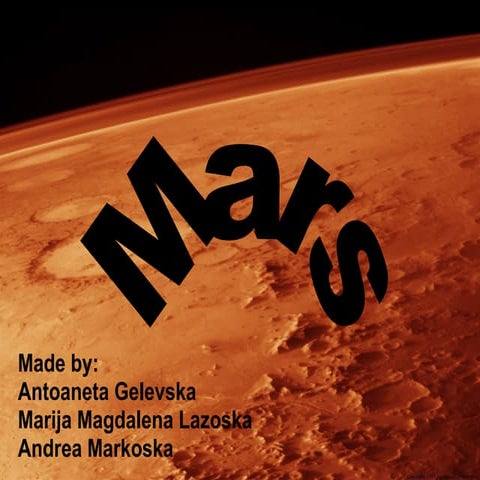 Planet Mars | PPTX