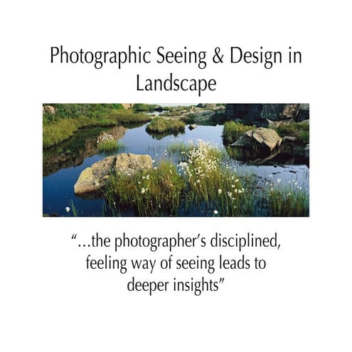 Landscape & Environmental Photo Design - | PDF