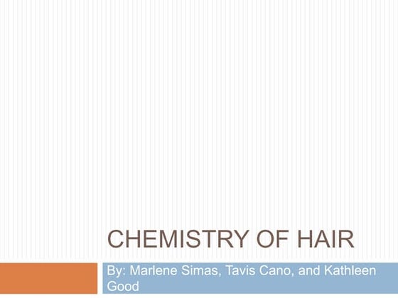 Physical changes that take place within hair structure when styling ...