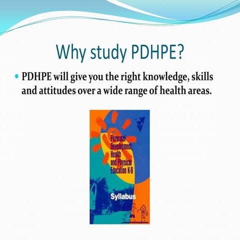 Teaching pdhpe in primary | PPTX