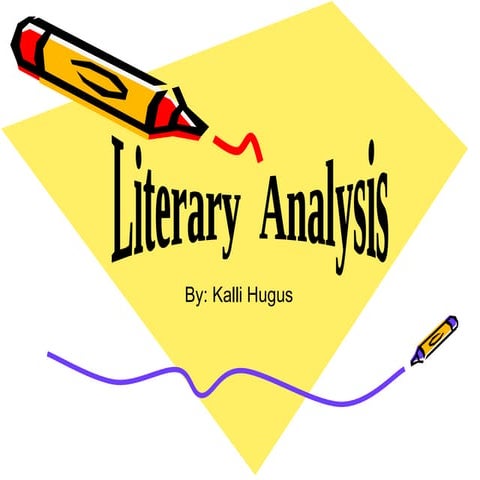 Literary Analysis | PPT