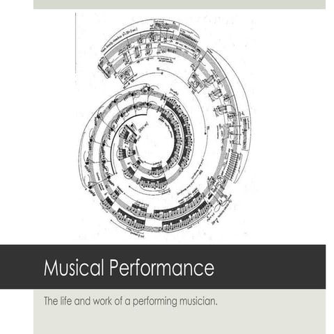 Performing Musician Presentation | PPTX