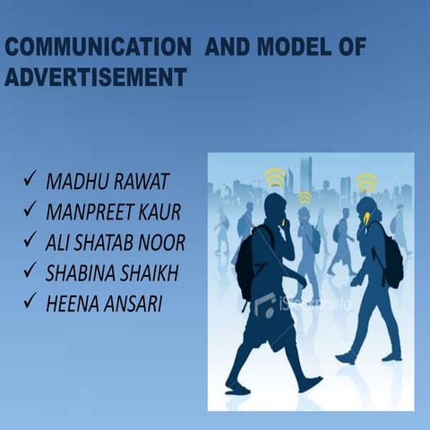 communication and advertising model | PPTX