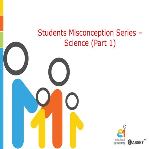 Students Misconception Series – Science (Part 1) | PPTX | Educational ...