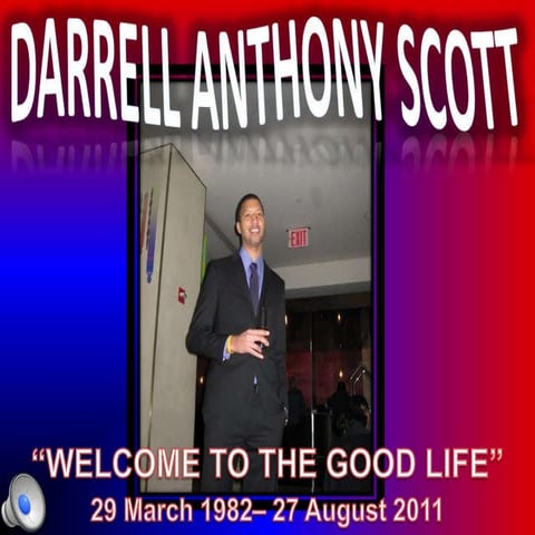 Darrell Anthony Scott Memorial | PPTX