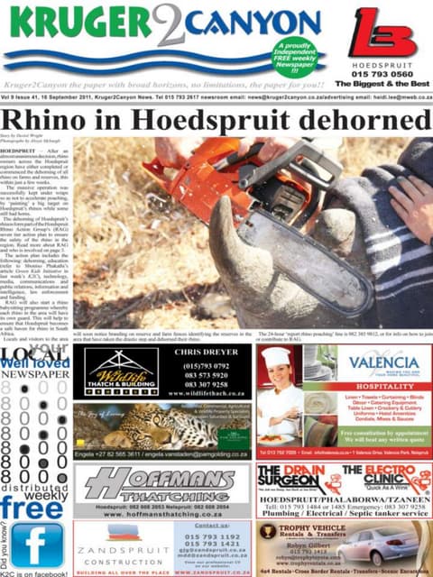 Kruger 2 Canyon presentations