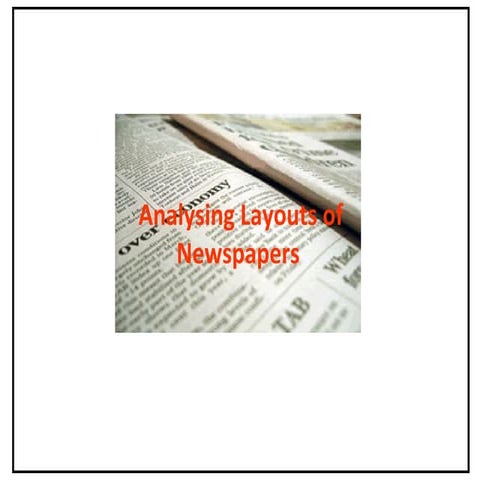 Analysing Local Newspaper | PPT
