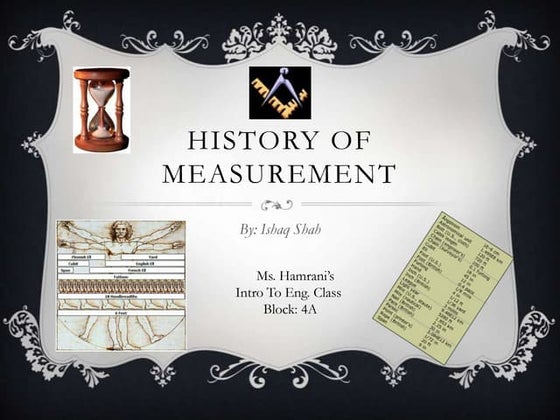 History of measurements | PPT | Physics | Science