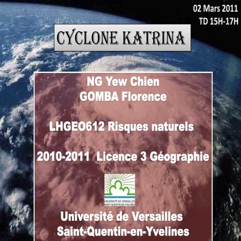 Hurricane Katrina Webquest Report | PPT