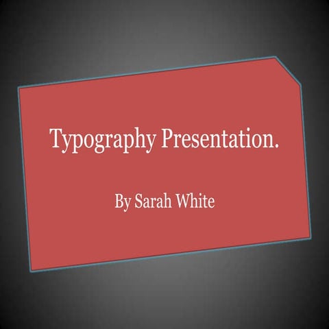 Typography | PPT