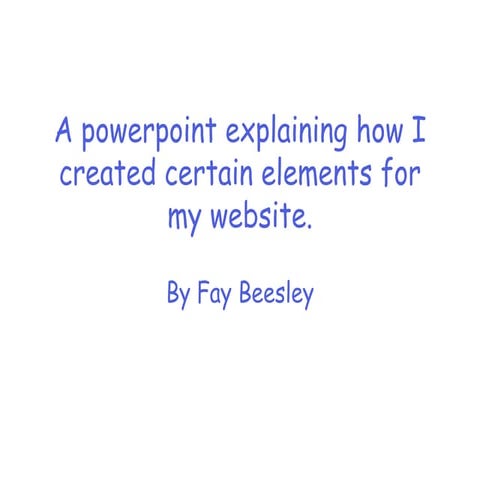 Weebly Pictures/elements | PPTX