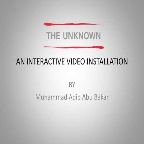 The Unknown | PPTX