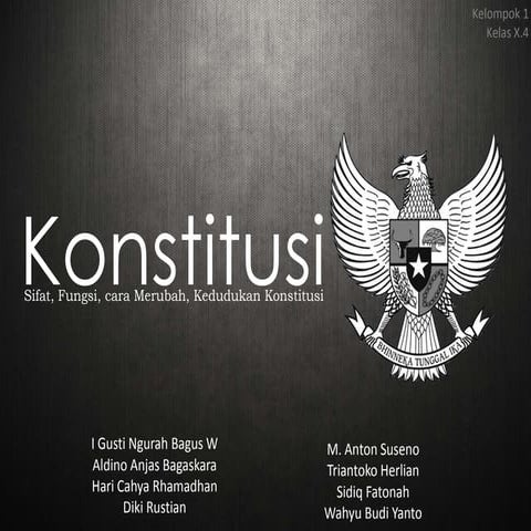 Konstitusi Indonesia | PPTX