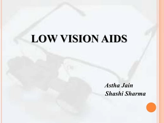 Low vision chart | PPSX