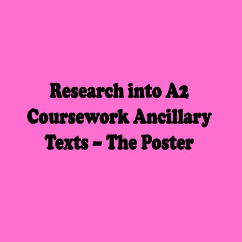 Comparing my poster to conventional posters | PPTX