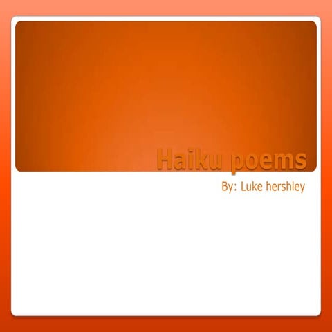 Haiku | PPTX