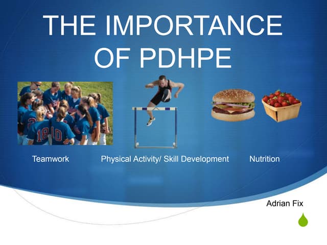 Pdhpe important | PPTX