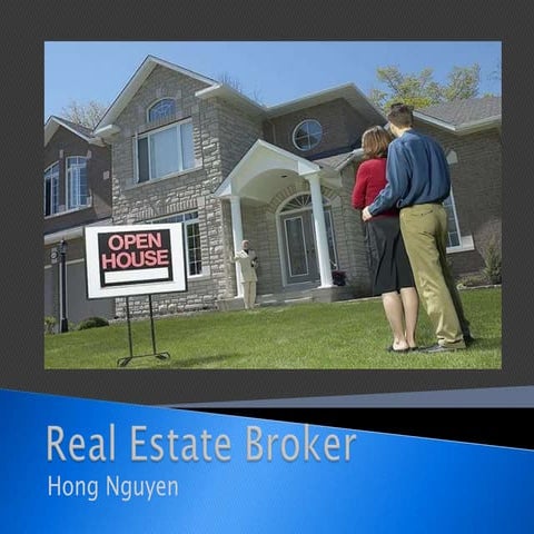 Real Estate Career | PPTX | Undergraduate Education | College Education