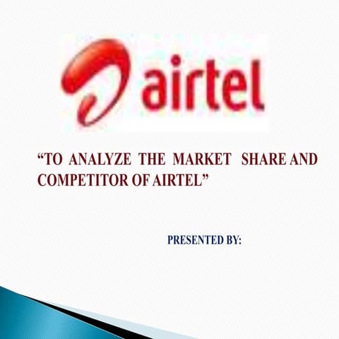presentation on airtel | PPTX