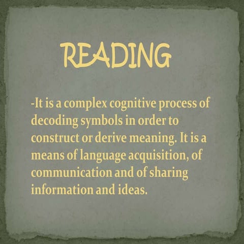 reading | PPT