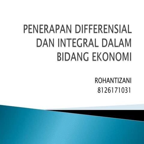 differensial n integral | PPTX