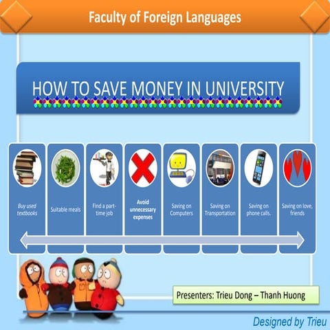 Top 5 Money Saving Tips For Students | PPTX
