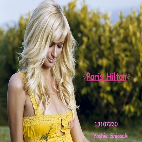 *Paris Hilton* | PPT