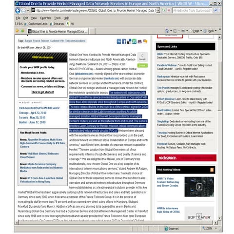 Projects press clipping | PDF