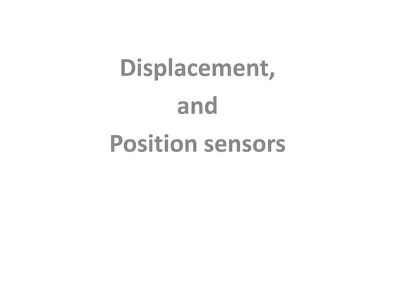 Robot Sensing System - 2 | PPT